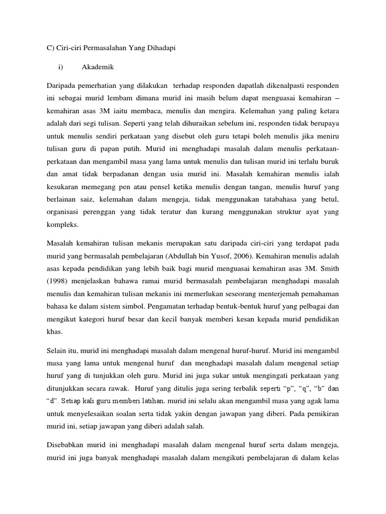 Kajian Kes Lembam | PDF