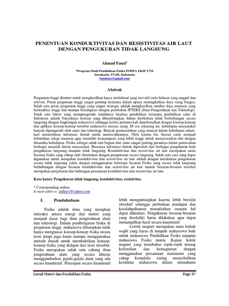 Publikasi Jurnal PDF | PDF | Sains & Matematika