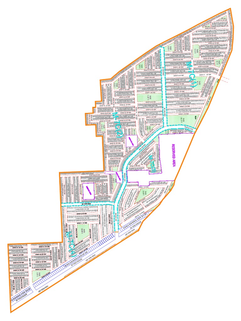 Lake City Lahore M7c Sector HD Map | PDF