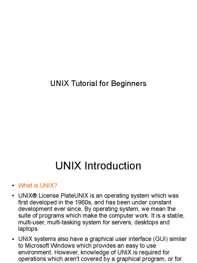 Linux Tutorial | PDF | Command Line Interface | Unix