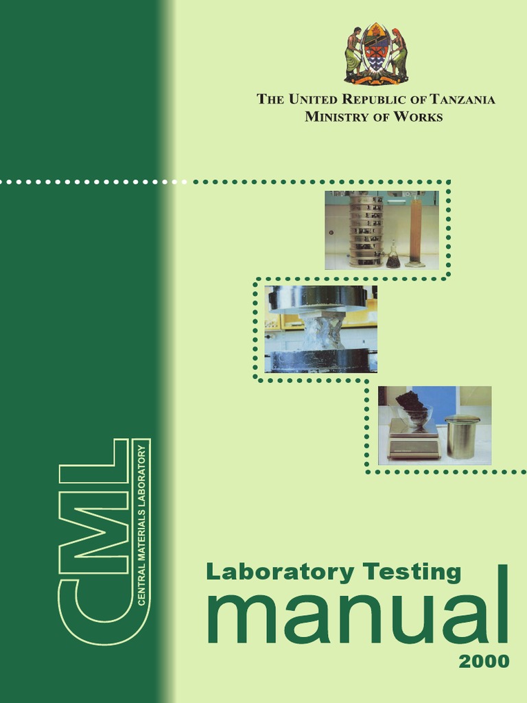 CML Laboratory Testing Manual 2000 | PDF | Soil Mechanics | Soil