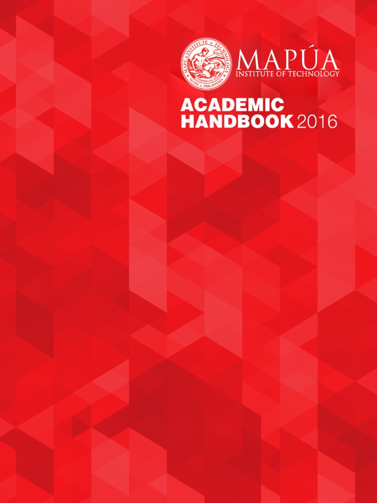 MAPUA UNIVERSITY Academic Handbook | PDF | Bachelor's Degree | Curriculum