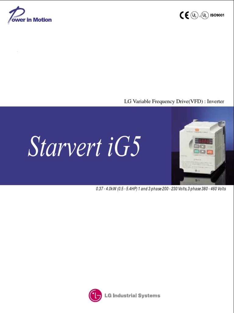 iG5.pdf | Power Inverter | Manufactured Goods