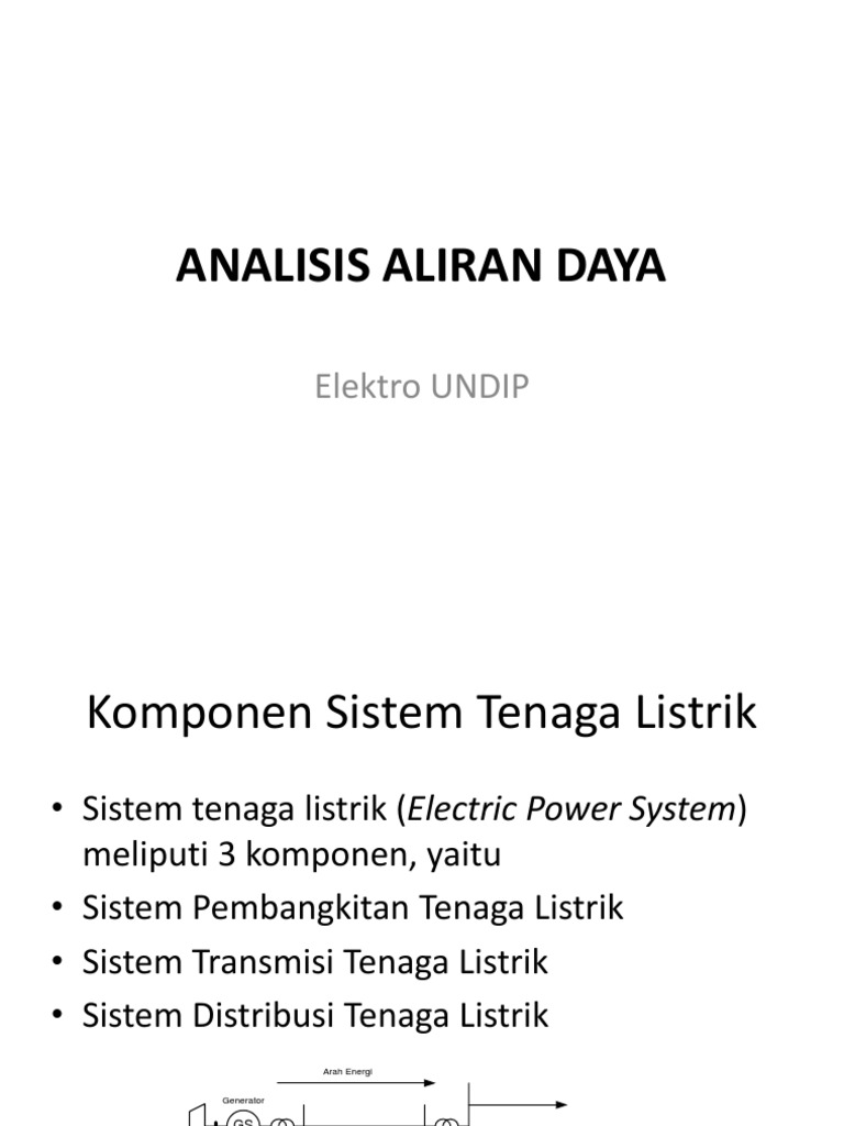 Analisis Aliran Daya | PDF