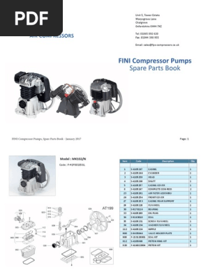 Fini Compressor Spare Parts List Pdf | Reviewmotors.co