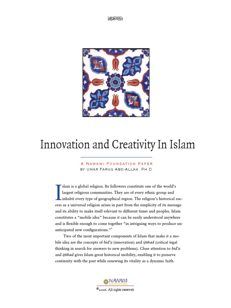 iNNOVATION IN iSLAM PDF | PDF | Philosophy