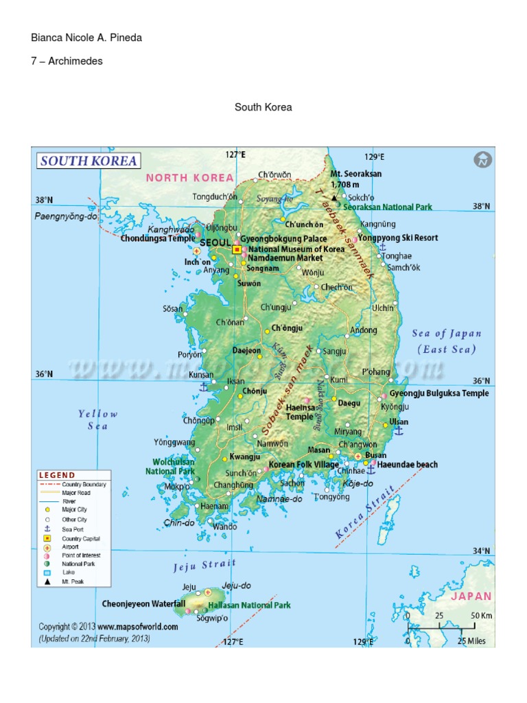 South Korea - Map | PDF