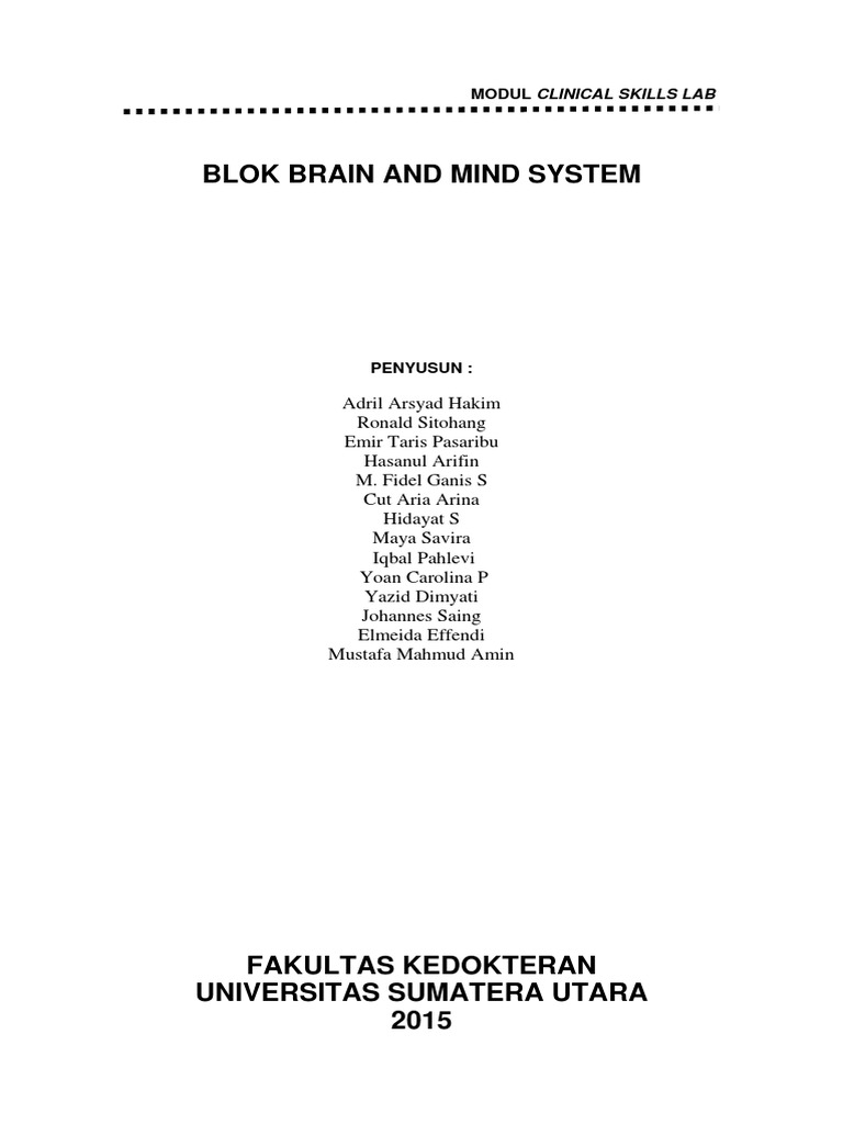 Modul Skill Lab Blok BMS | PDF