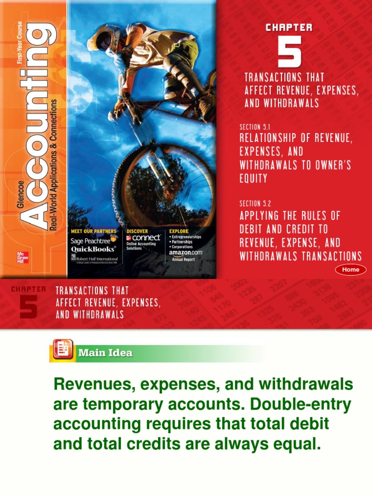 Accounting CH 5 | PDF | Debits And Credits | Accounting