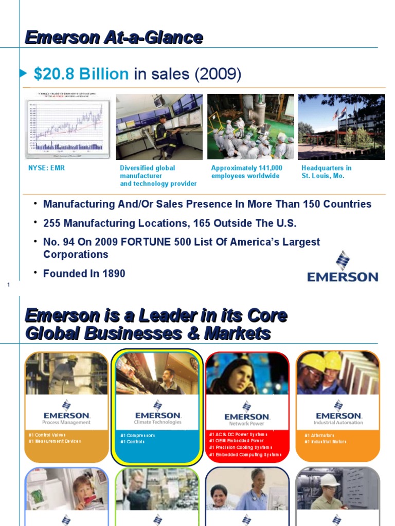 Emerson Electric Company Overview | PDF