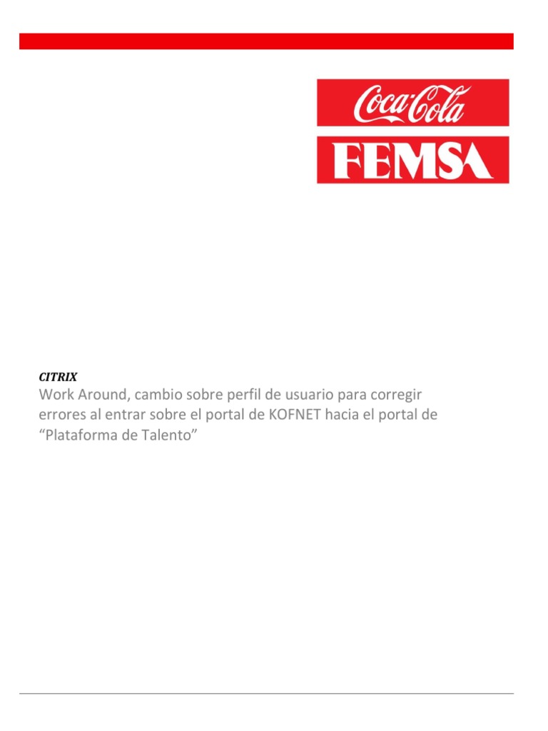 TI Apple OSX APPS 0036 (Citrix WorkAround PortalPlataformaDeTalento) | PDF | Sistemas Citrix ...