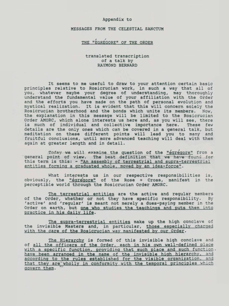 Egregore PDF | PDF | Philosophical Theories | Religious Behaviour And ...