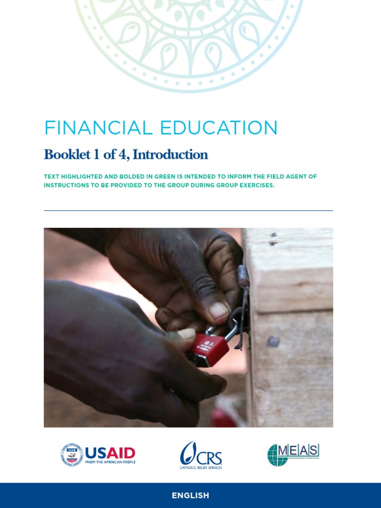 CRS Financial Education Booklet 1 | PDF | Loans | Credit (Finance)