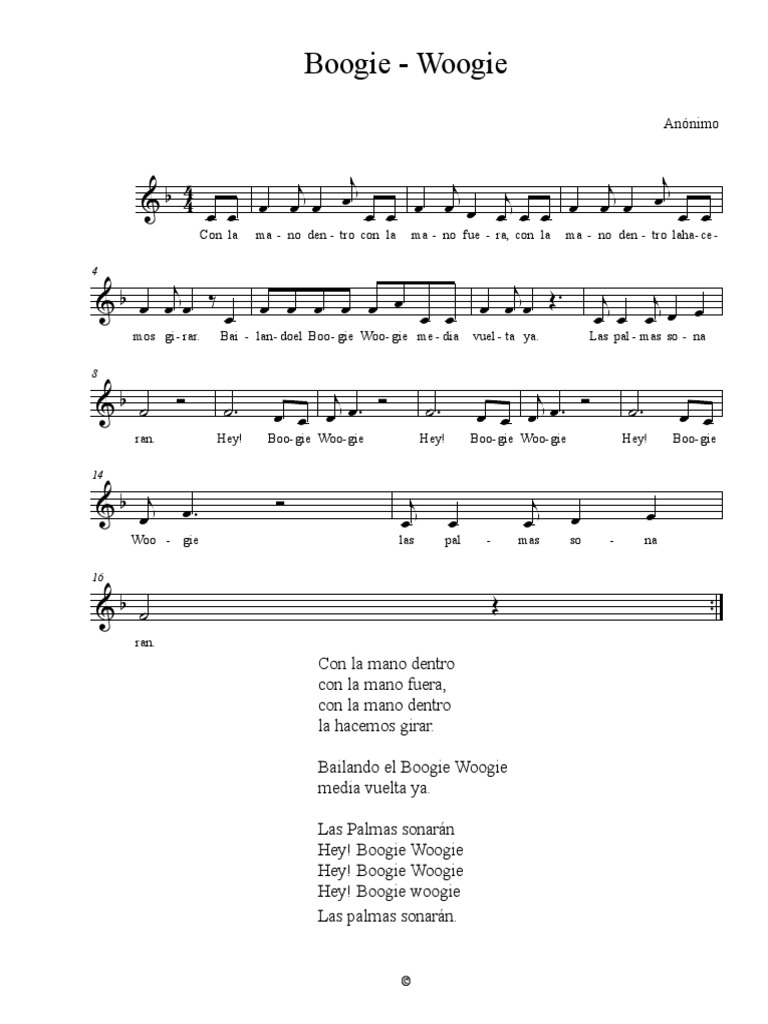 Boogie Woogie PDF