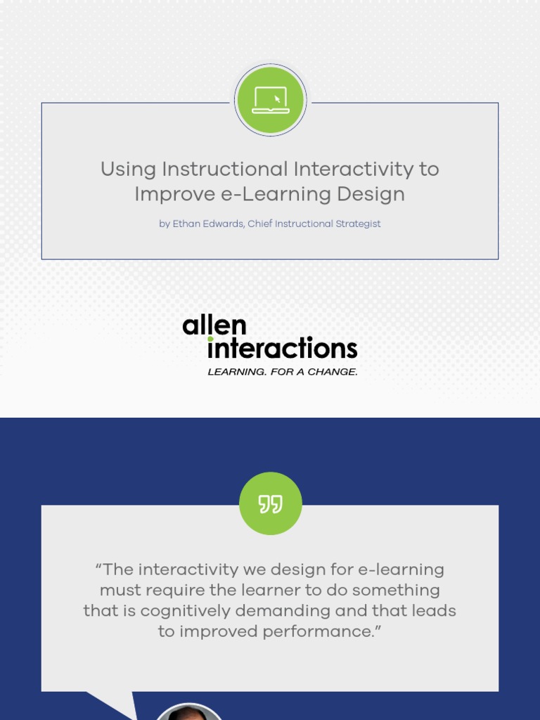Using Instructional Interactivity | PDF | Educational Technology ...