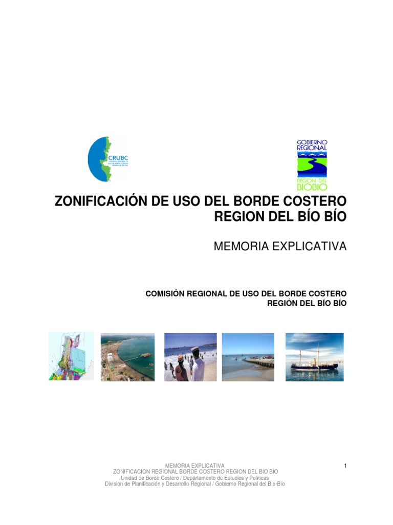 Zonificación del Borde Costero en Bío Bío | PDF | Planificación | Zona ...