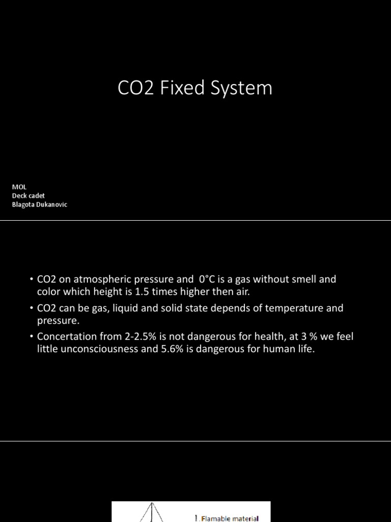 CO2 Fixed System: MOL Deck Cadet Blagota Dukanovic | PDF | Science ...