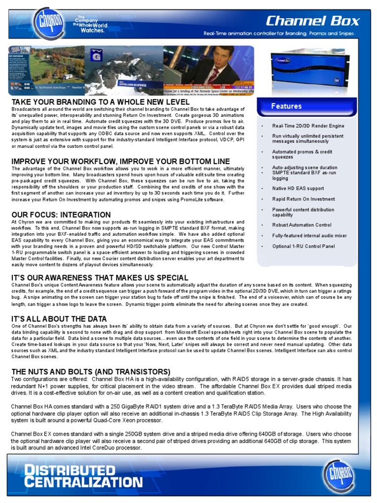 Channel Box: Take Your Branding To A Whole New Level | PDF | Graphics ...