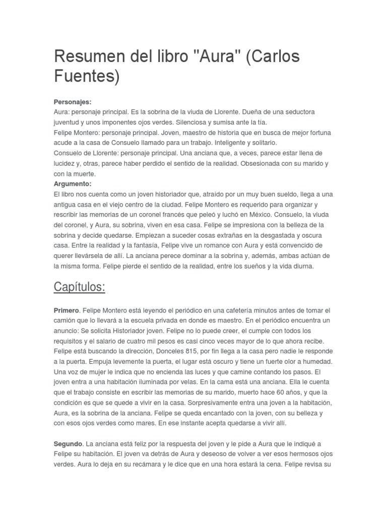 Resumen Del Libro | PDF | Novelas en español