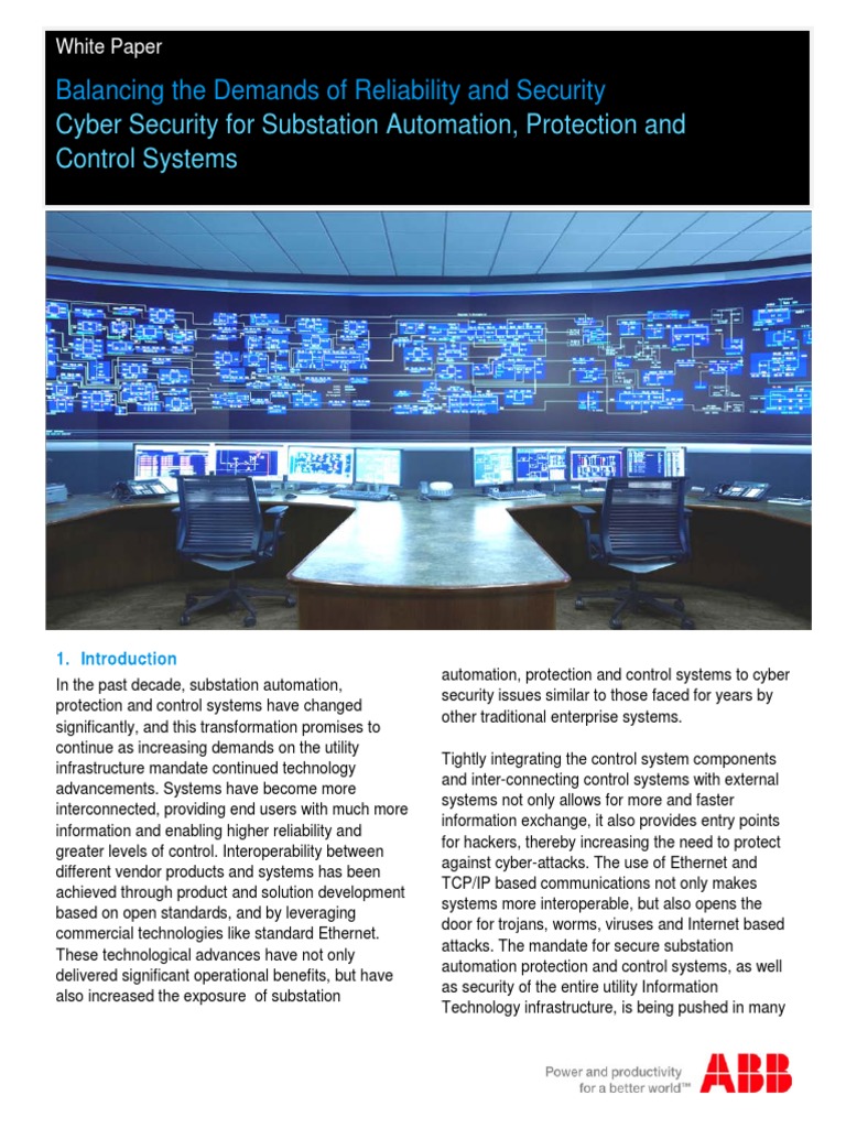 Cyber Security in Substation Automation | PDF