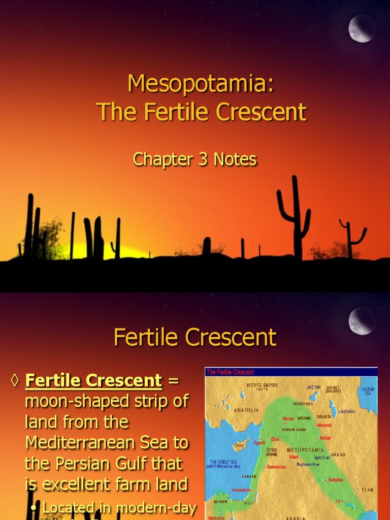Mesopotamia: The Fertile Crescent: Chapter 3 Notes | PDF | Mesopotamia ...