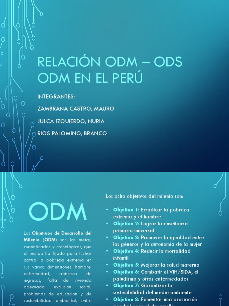 Comparación ODM y ODS | PDF | Sustentabilidad | Pobreza