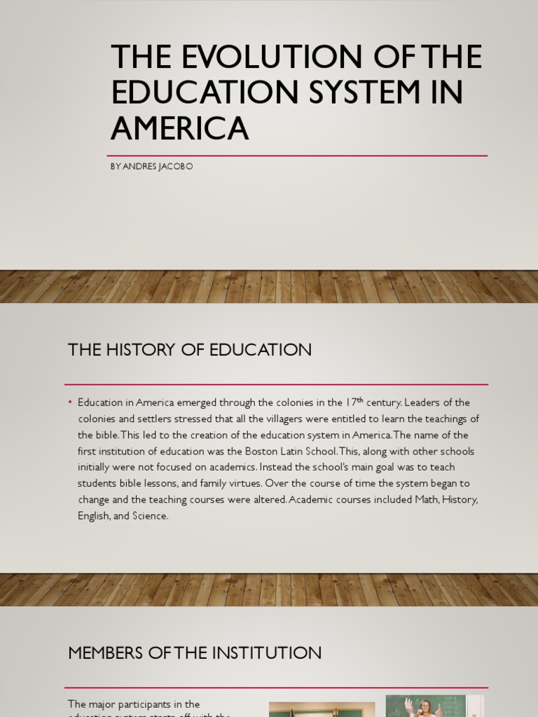 Evolution of America's Education System | PDF | Education Reform | Teachers