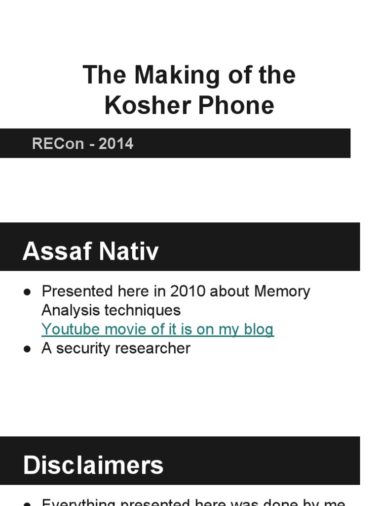The Making of the Kosher Phone | Digital & Social Media | Digital ...