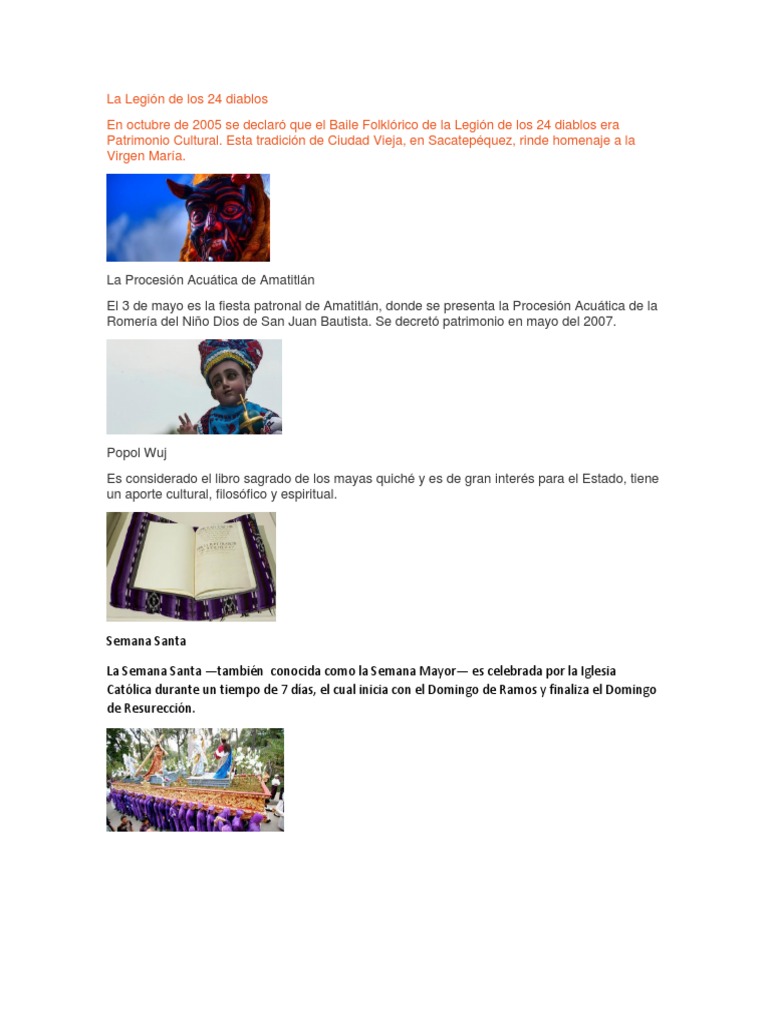 Patrimonios Culturales de Guatemala | PDF | Guatemala | Civilización maya