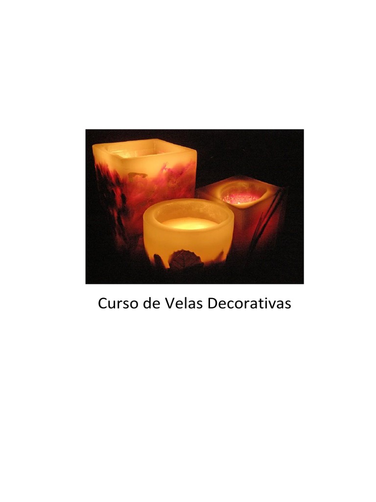 Apostila Do Curso de Velas Artesanais | PDF | Vela | Incêndios