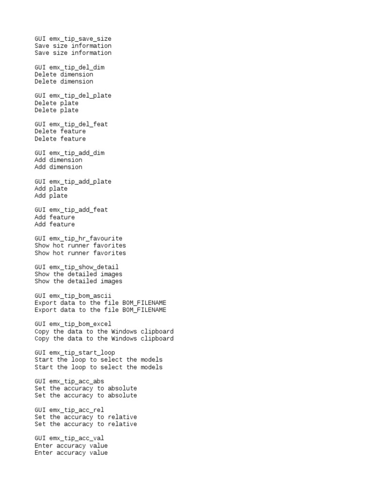 Emx Gui Messages | PDF | Graphical User Interfaces | Computer File