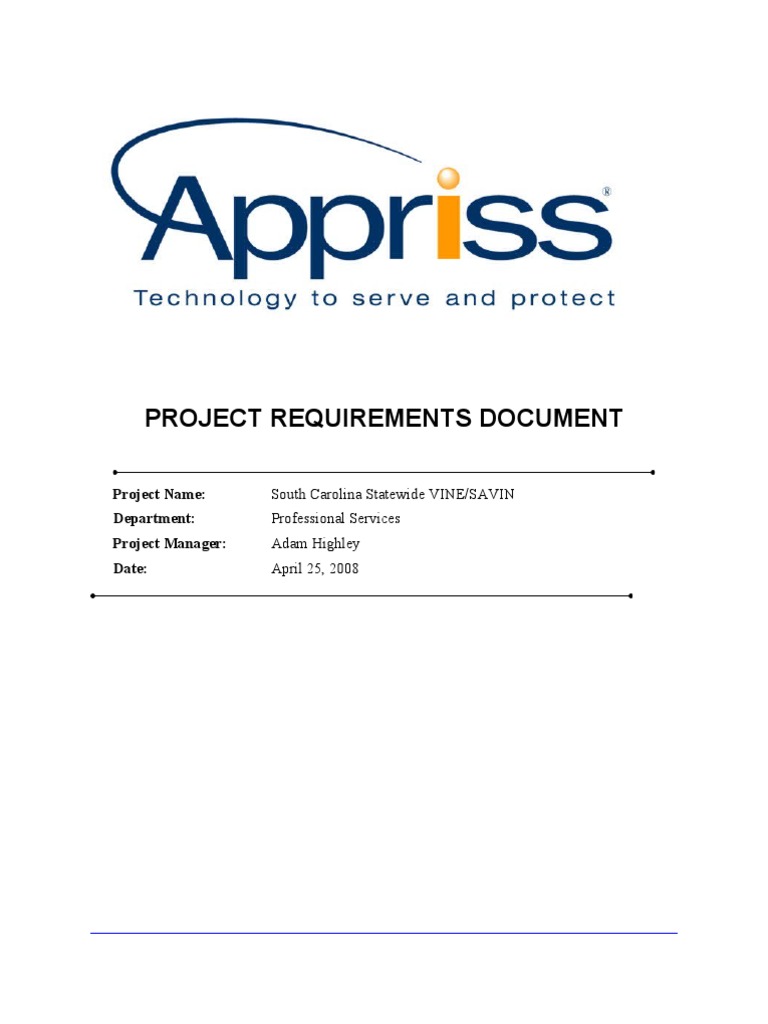 SC Vine PRD | PDF | Usability | Prison