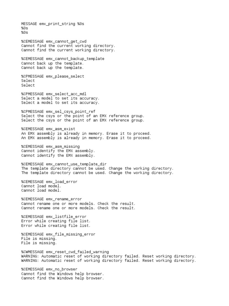 Emx Messages | PDF | Computer Data | Computing