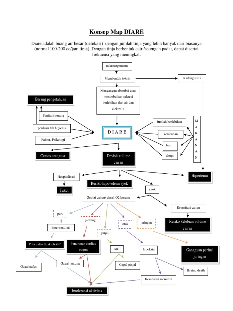Konsep Map DIARE | PDF