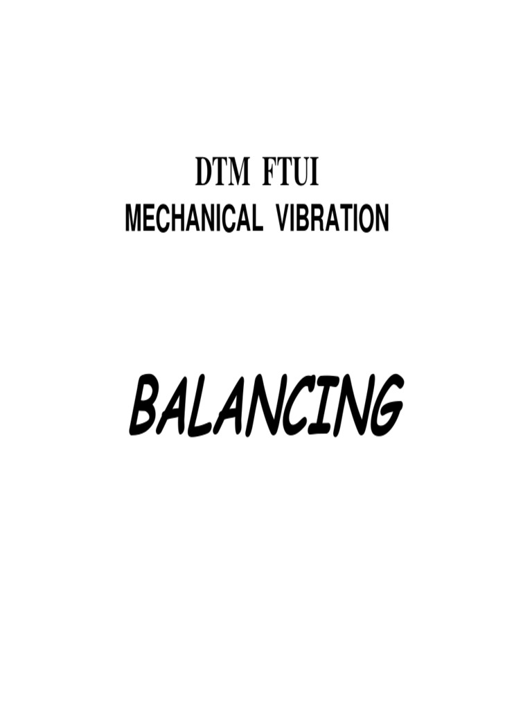 DTM UI Balancing SP 17 PDF | PDF
