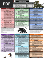 Obojima Character Sheet With Art | PDF | Role Playing Games