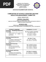 New SDO DRRM Organizational Chart | PDF | Emergency Management | Public ...