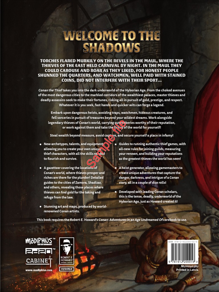 CONAN Sample | PDF | Conan The Barbarian | Robert E. Howard