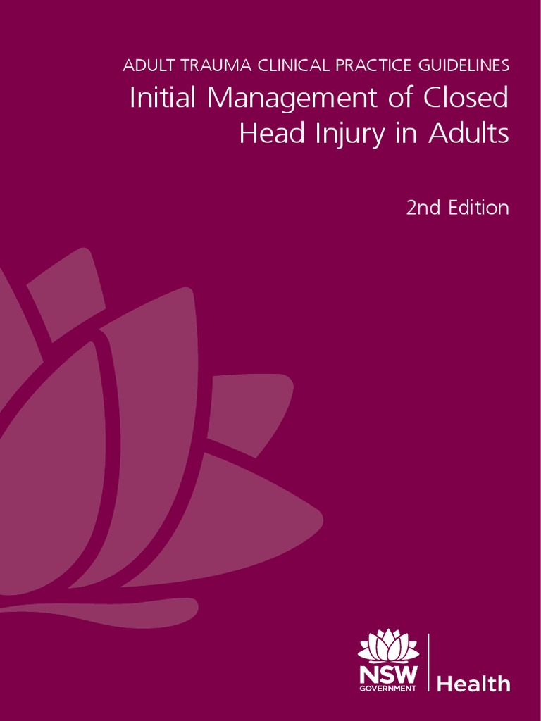 Initial Management of Closed Head Injury in Adults: 2nd Edition | PDF ...