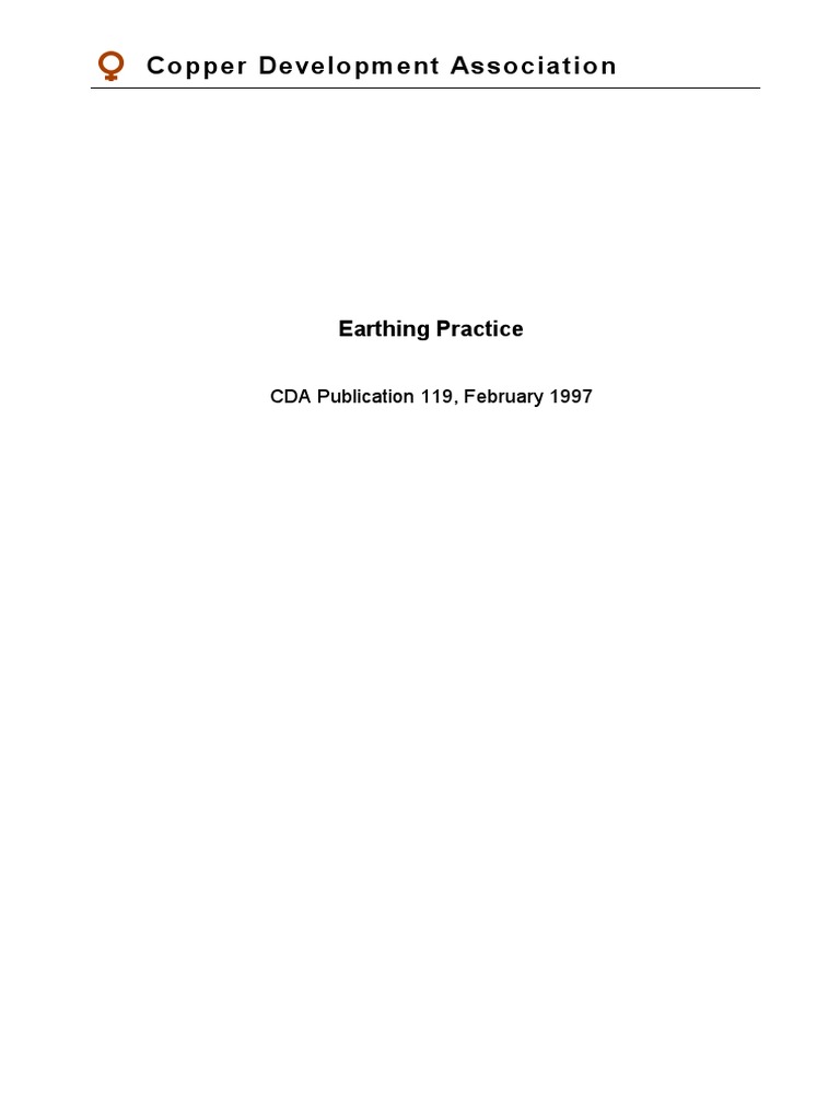 Earthing Design in Electrical Networks and Installations PDF | PDF