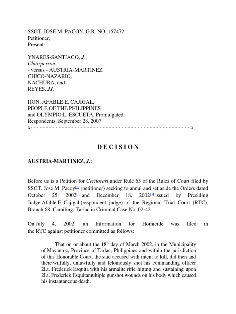 Rule 110 Section 14 Cases | PDF | Double Jeopardy | Arraignment