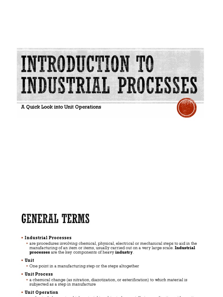 Industrial Process 1 | PDF | Filtration | Phase (Matter)