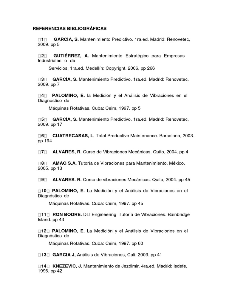 Referencias Bibliográficas | PDF | Science | Ciencia (general)