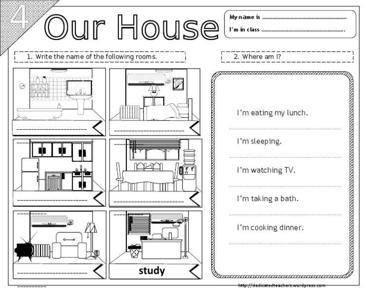 Islcollective - Our - House - 04 - 195354cb9b79a276ae2 - 69824429 | PDF