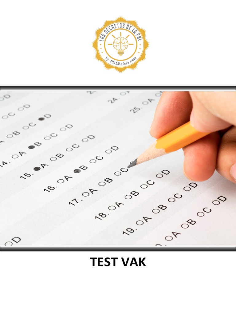 Test VAK | PDF | Métodos y materiales de enseñanza