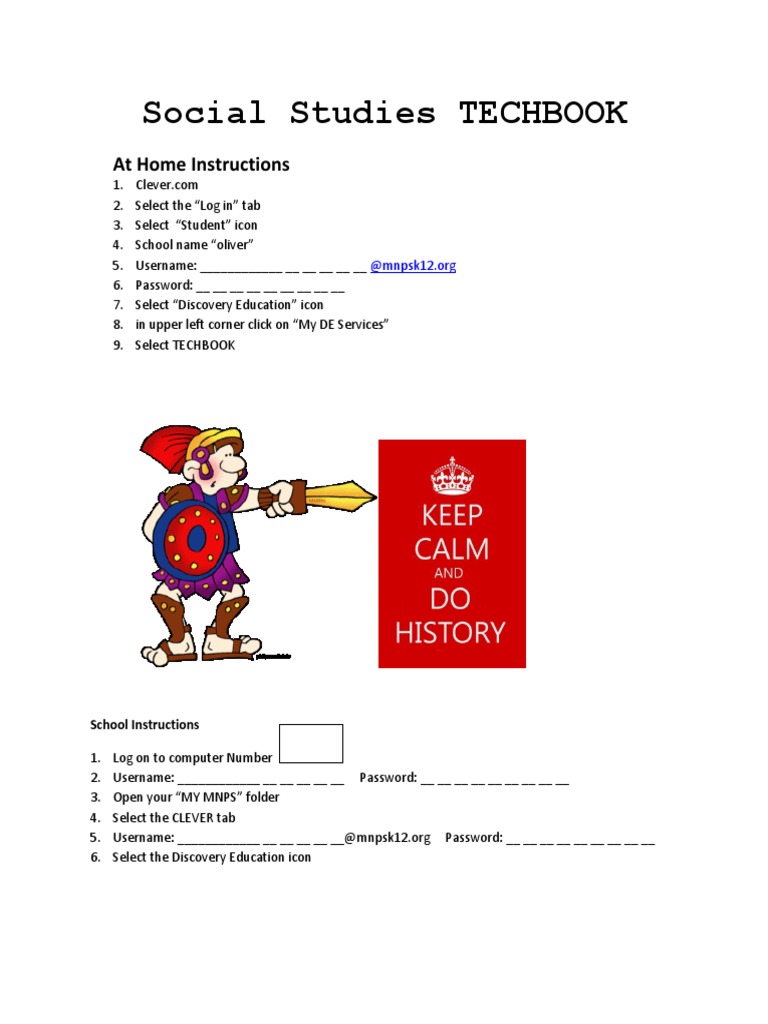 Social Studies Techbook Login | PDF | Login | Utility Software