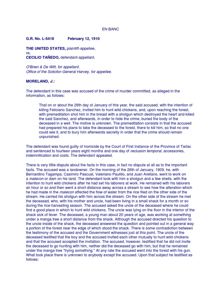 US Vs Tanedo | PDF | Reasonable Doubt | Evidence