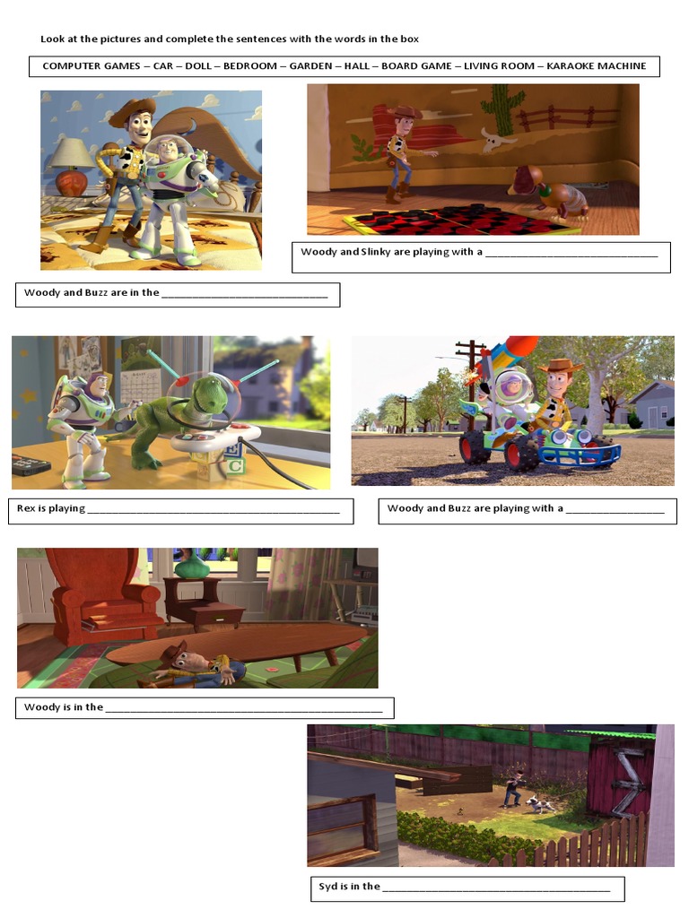 Toy Story - Film Worksheet | PDF