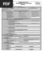 How To Fill-Out BIR Form 1905 | PDF | Invoice | Receipt