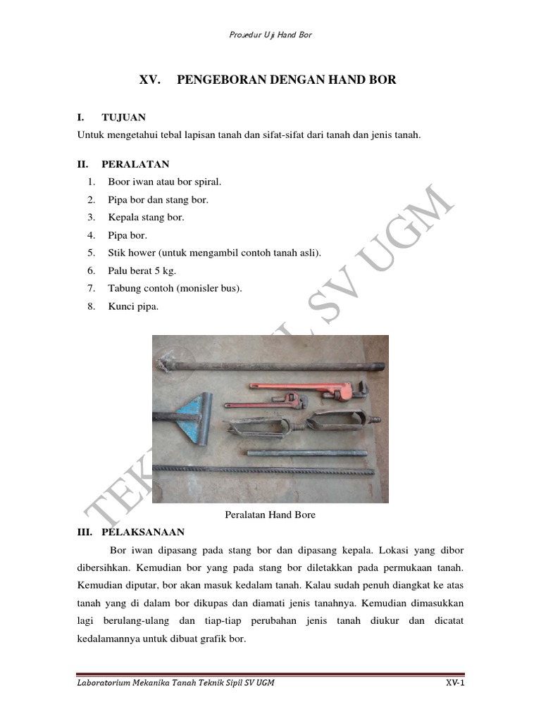 Hand Bore PDF | PDF